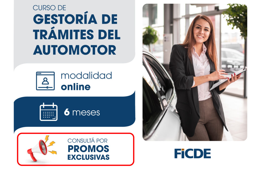 Curso de Gestoría de Trámites del Automotor – Online – FICDE